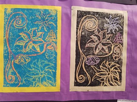I Enjoyed Learning About Styrofoam Block Printing From Young Artist