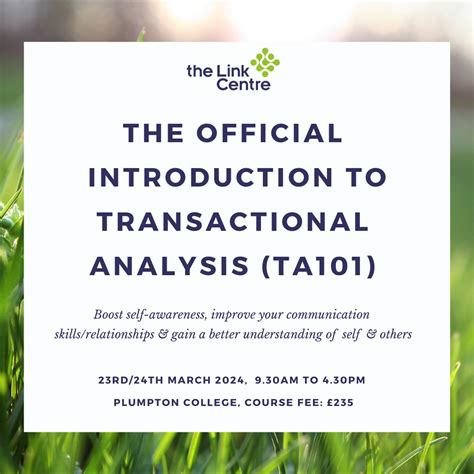 The Official Introduction To Transactional Analysis Ta101 Ukata