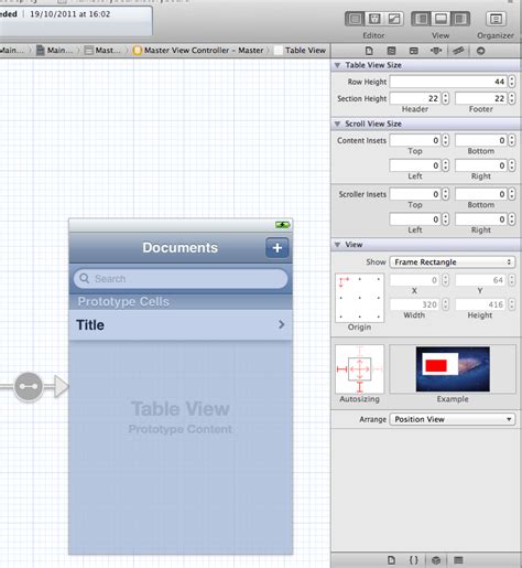 Iphone How To Reposition And Resize Subviews In A View Using