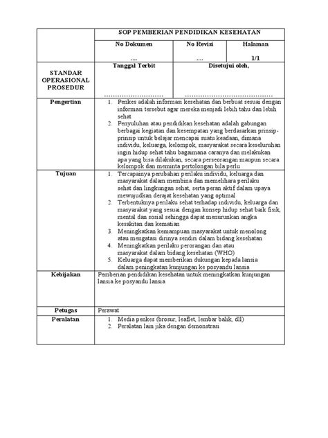 Sop Penkes Pdf
