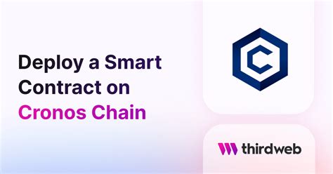 deploy a smart contract on cronos chain