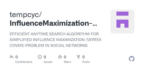 Github Tempcycinfluencemaximization Project Efficient Anytime Search Algorithm For