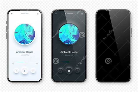 Online Audio Player User Interface Smartphone App Ui Design Music Media Streaming And