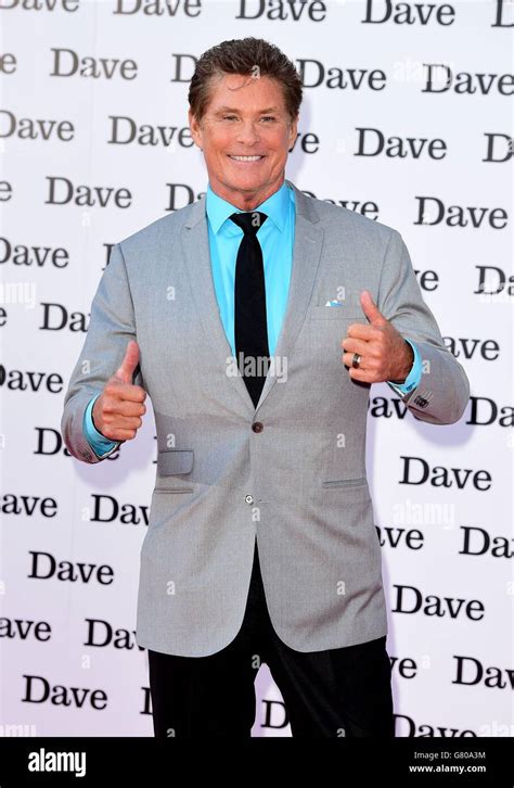 David Hasselhoff Attending Press Screening Hoff Record Empire Cinema Hi