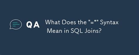 Sql 連線中的「」語法代表什麼？ Mysql教程 Php中文網
