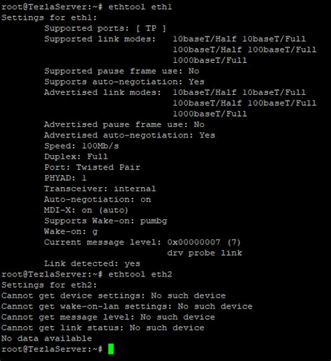 openmediavault connection stuck at 100mbps network openmediavault