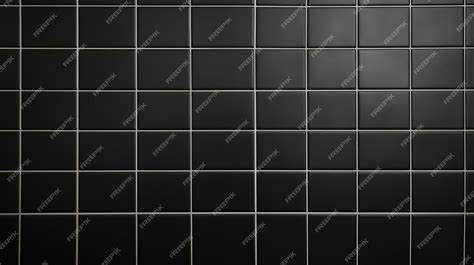 Premium Photo Black Tile Wall High Quality Minimalistic Composition