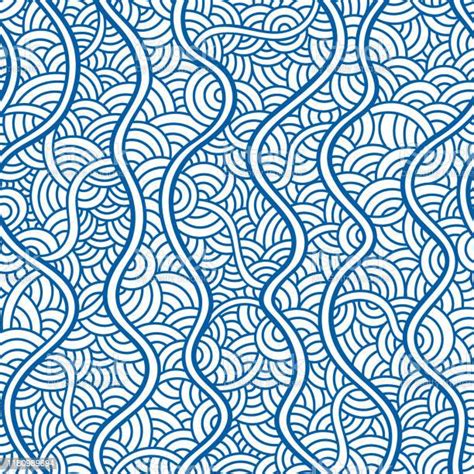 벡터 원활한 패턴입니다 세련된 모자이크 질감 메쉬 구조와 손으로 그린 선형 배경 낙서 가리기에 대한 스톡 벡터 아트 및 기타 이미지 Istock