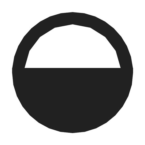 Circle Half Fill Vector SVG Icon SVG Repo