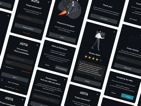 Modals Dark Mode Set By Lucas Swierad For Bondroy On Dribbble