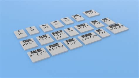 3d Printed Basic Programming Tiles By Zimlorog Pinshape