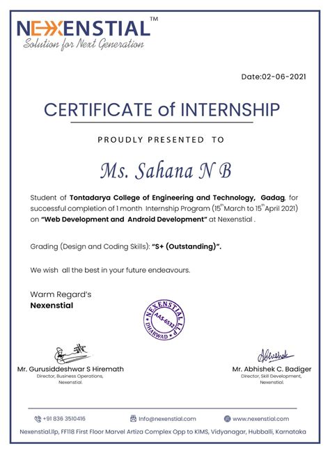 Sahana N B On Linkedin Webdevelopment Androiddevelopment
