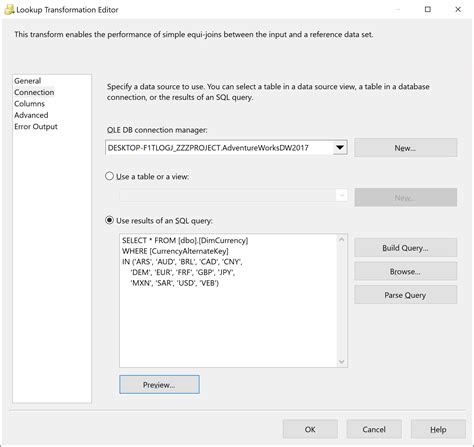 ssis add and configure the lookup transformations ssis tutorial