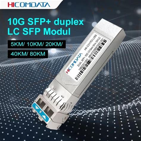 10g Sfp Duplex Lc Sfp Module Single Mode 10km 20km Optical Fiber