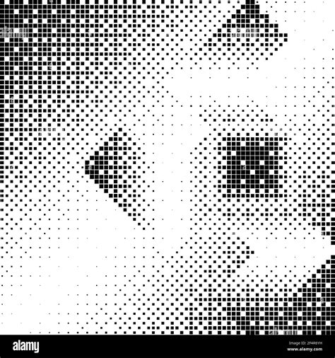 Abstract Square Halftone Vector Illustration Stock Vector Image And Art Alamy
