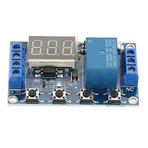 DC V Delay On Off Relay Module Delay On Off Timer Relay Cycle Delay Timer Switch LED