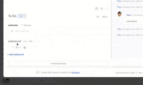 Online To Do List App ClickUp Checklists