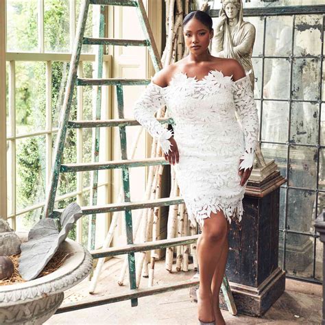 Plus Size White Dress