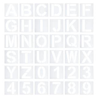 7 Inch Letter Stencils Number Stencils Alphabet Templates Numbers