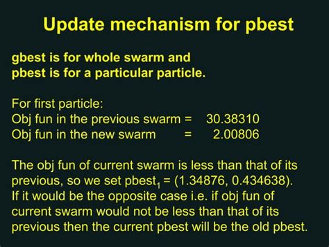 Particle Swarm Optimization Slide Course File Ppt