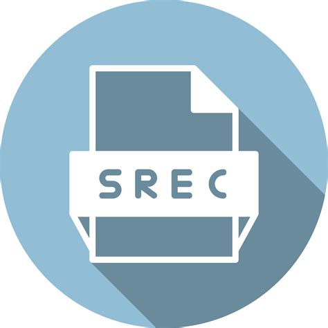srec file format icon 15824221 vector art at vecteezy