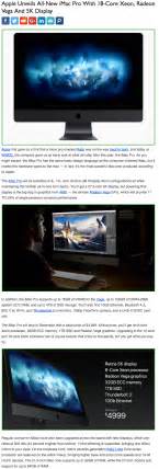 New 18 Core IMac Pro For Video Editing AVS Forum
