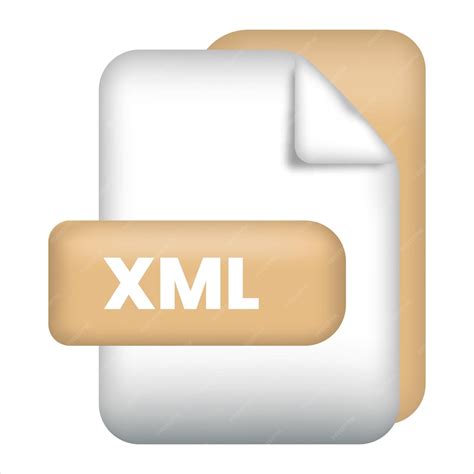 Format De Fichier Xml Icône Graphique Vectoriel Illustration De Licône