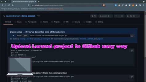 Upload Laravel Project To Github Easy Way Laravel Github Youtube