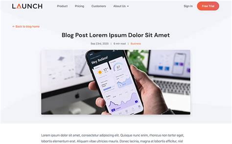 Launch Bootstrap 5 Website Template For Saas Businesses Ux Centred Bootstrap Templates