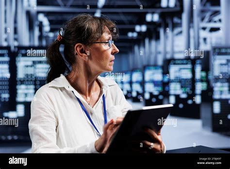 Elderly Efficient Admin Updating Data Center Units Writing Intricate Binary Code Scripts On