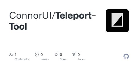 Github Connoruiteleport Tool