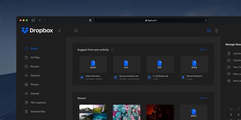 Seb Dg Dropbox Dashboard Redesign