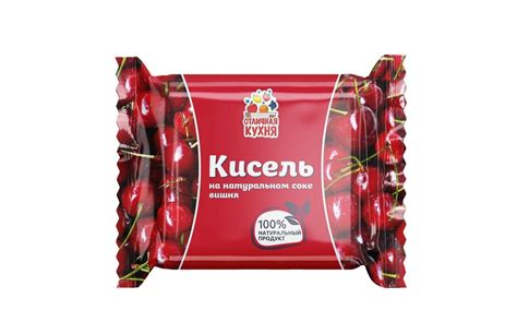 Кисель брикет, вишня 200 г, ТУ