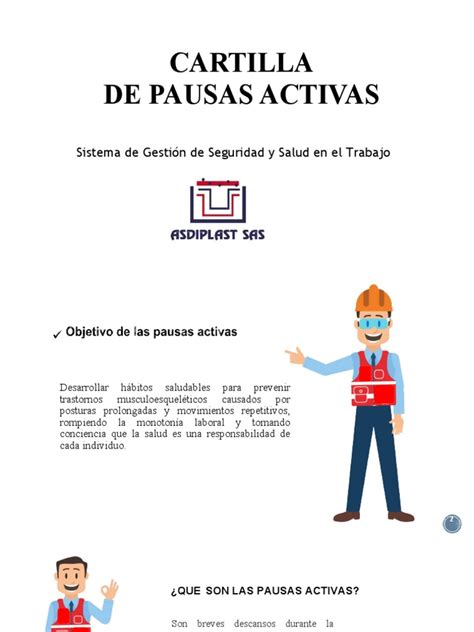 Cartilla De Pausas Activas Laborales Pdf Mano