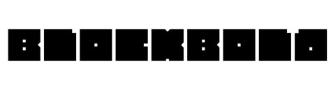 Block Bold Font