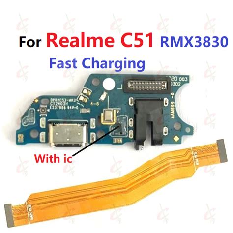 Placa De Carga Cabo Flex Sub Main Para Realme C RMX Shopee Brasil