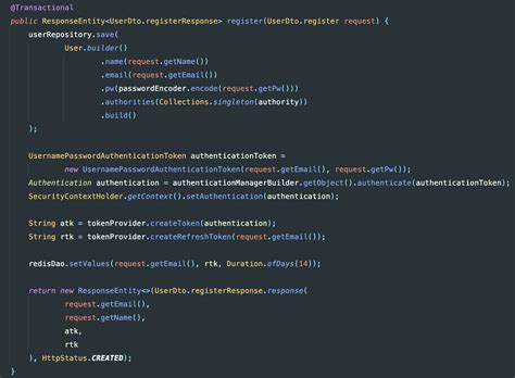 Springsecurity Jwt Redis 회원가입 구현