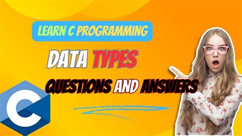 6th Tutorial Questionanswer Mastering Data Types In C Programming C