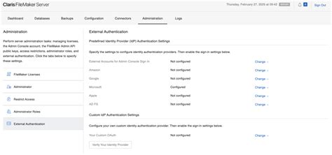 Configuring Microsoft Azure Sso For Claris Filemaker Db Services