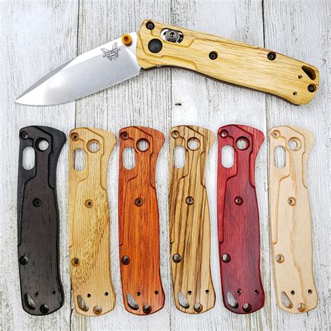 Benchmade Mini Bugout Scales Benchmade 533 Wood Scales Style 2