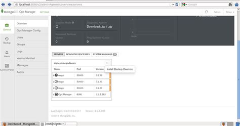 Mongodb Opsmanager Setup With Mongodb From Scratch With Centos 65