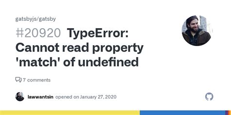 Typeerror Cannot Read Property Match Of Undefined · Issue 20920