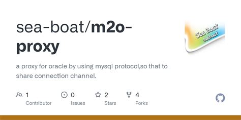 GitHub Sea Boat M O Proxy A Proxy For Oracle By Using Mysql Protocol So That To Share