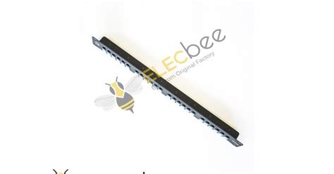 24 Ports Patch Panel Jack UTP CAT5E 19 1U With Back Bar