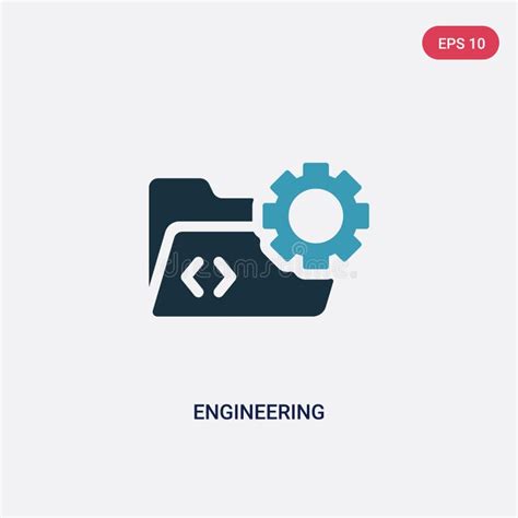 two color engineering vector icon from programming concept isolated