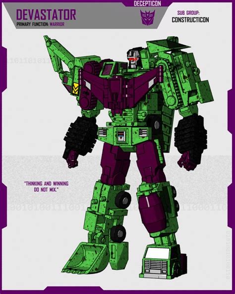 Pin By Daniel Gomez On Devastator Transformers Characters