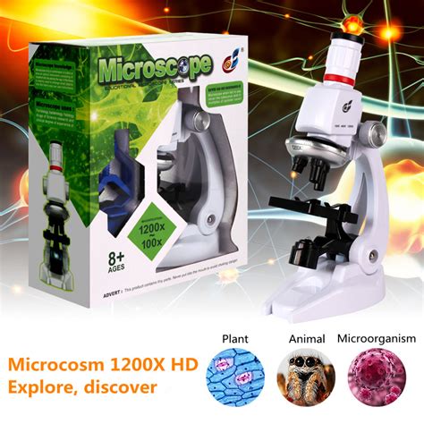100x 400x 1200x Microscope Kit Laboratory Biologic Grandado