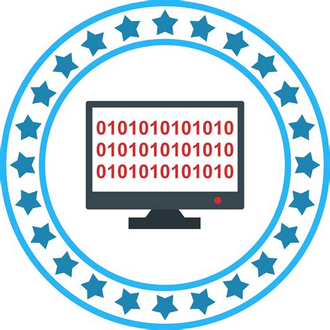 Vector Binary Code Online Icon 593058 Vector Art At Vecteezy