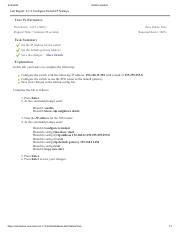 TestOut LabSim Configure Switch IP Settings Pdf TestOut LabSim Lab Report