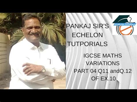 IGCSE MATHS VARIATION YouTube